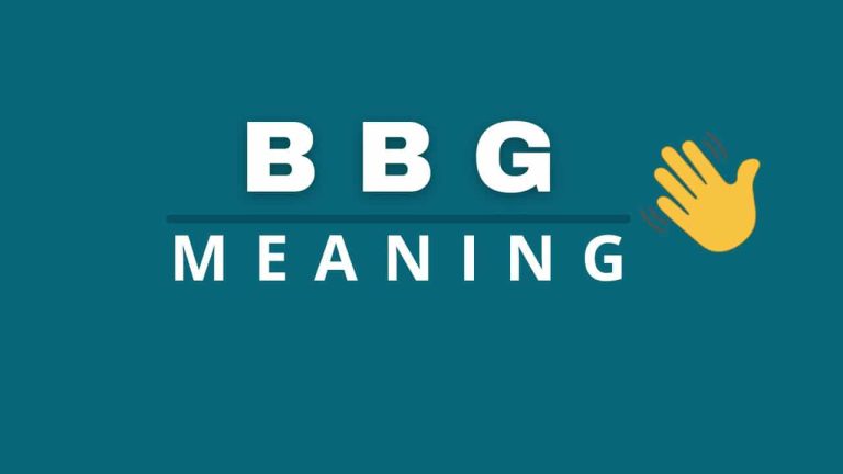 BBG Meaning in Text: What Does the Slang Acronym Mean?