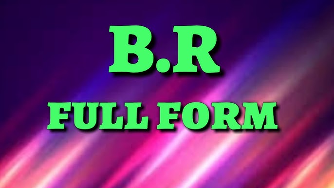 BR Meaning in Text: What Does "BR" Mean? HTML & Slang