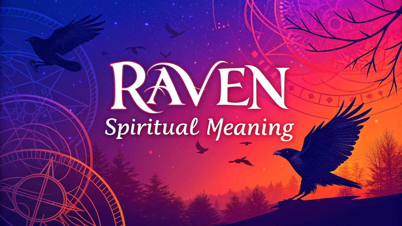 Raven Spiritual Meaning: Unleashing Shadow Wisdom and Mystical ...